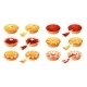 Cartoon Pies Portion, Vectors | GraphicRiver