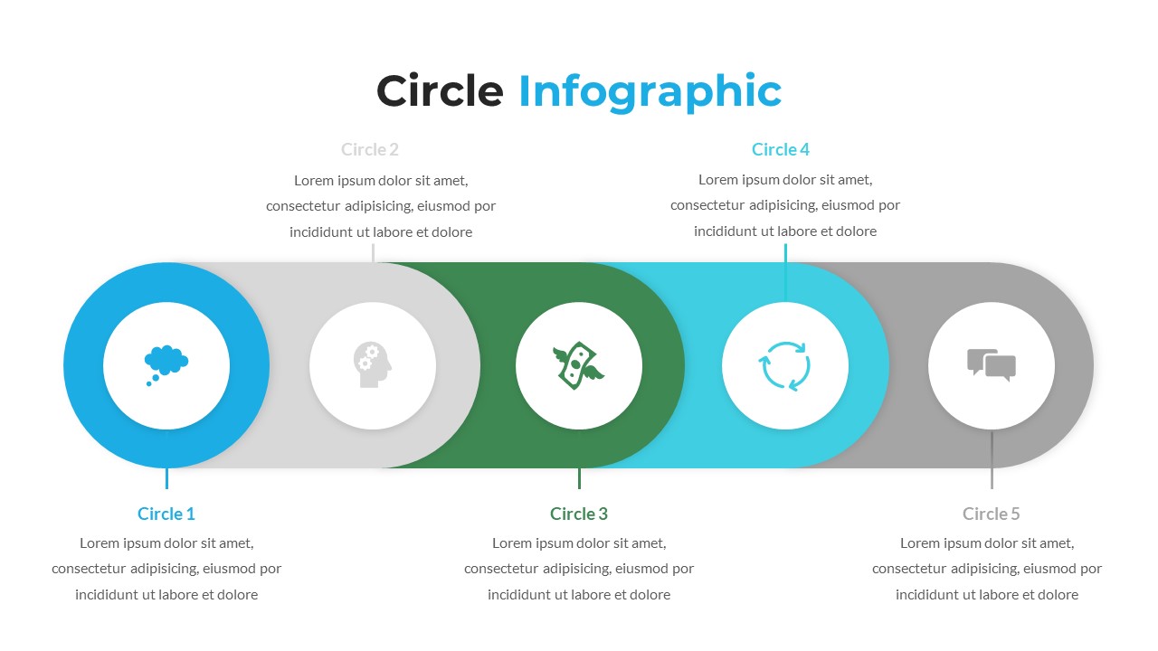 Circle Infographics Keynote Template, Presentation Templates | GraphicRiver