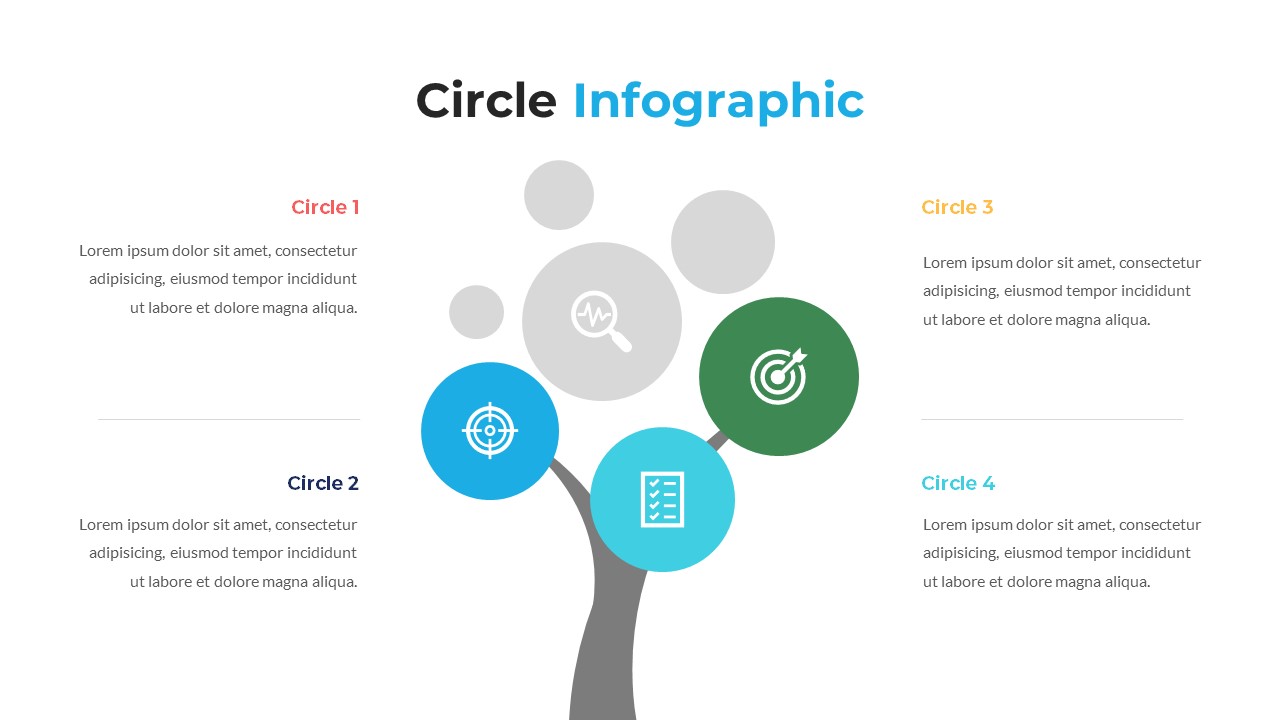 Circle Infographics Google Slide Template, Presentation Templates ...