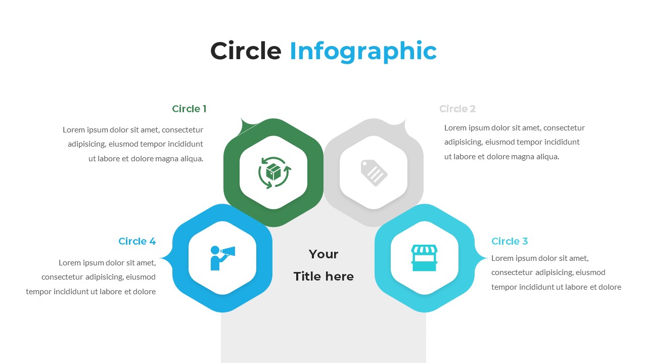 Circle Infographics Google Slide Template, Presentation Templates ...