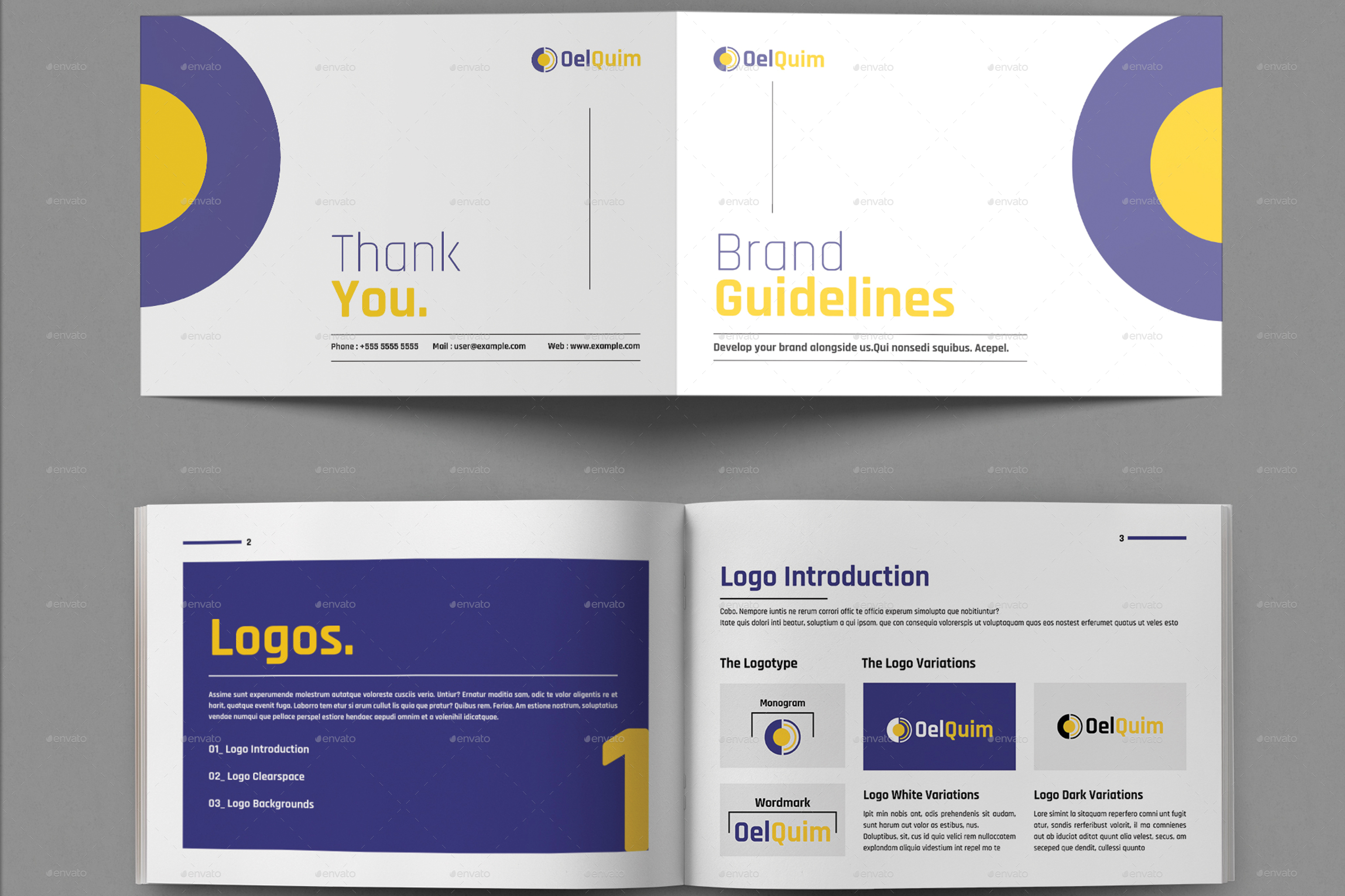 Brand Guidelines Brochure Design Template, Print Templates | GraphicRiver