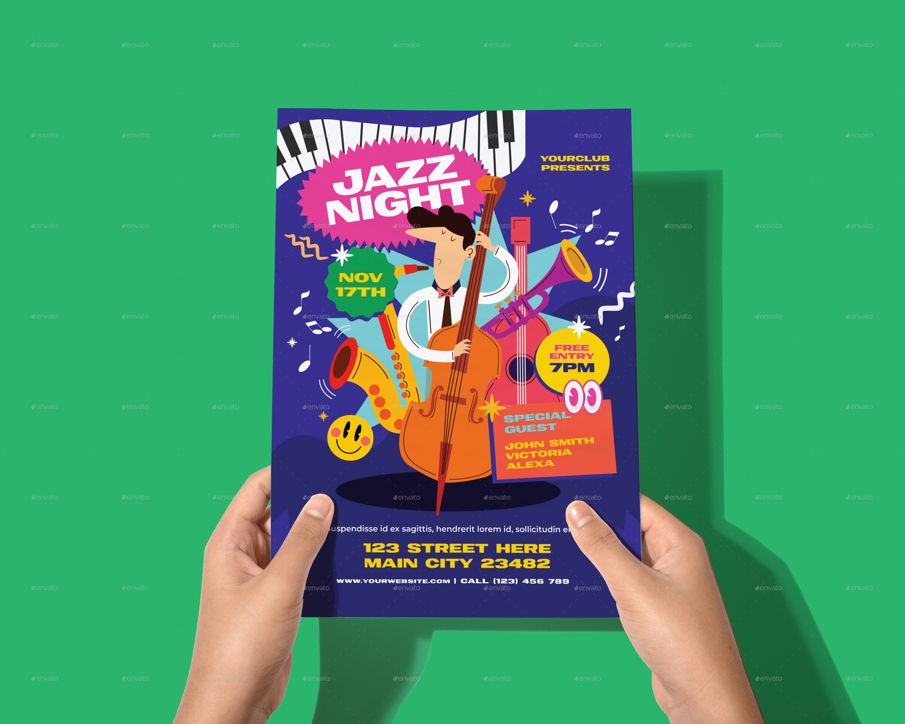 Jazz Flyer, Print Templates | GraphicRiver