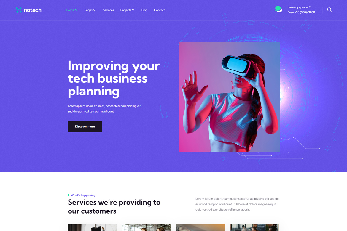 Notech - IT Solutions & Services Template Kit by surisoft | ThemeForest