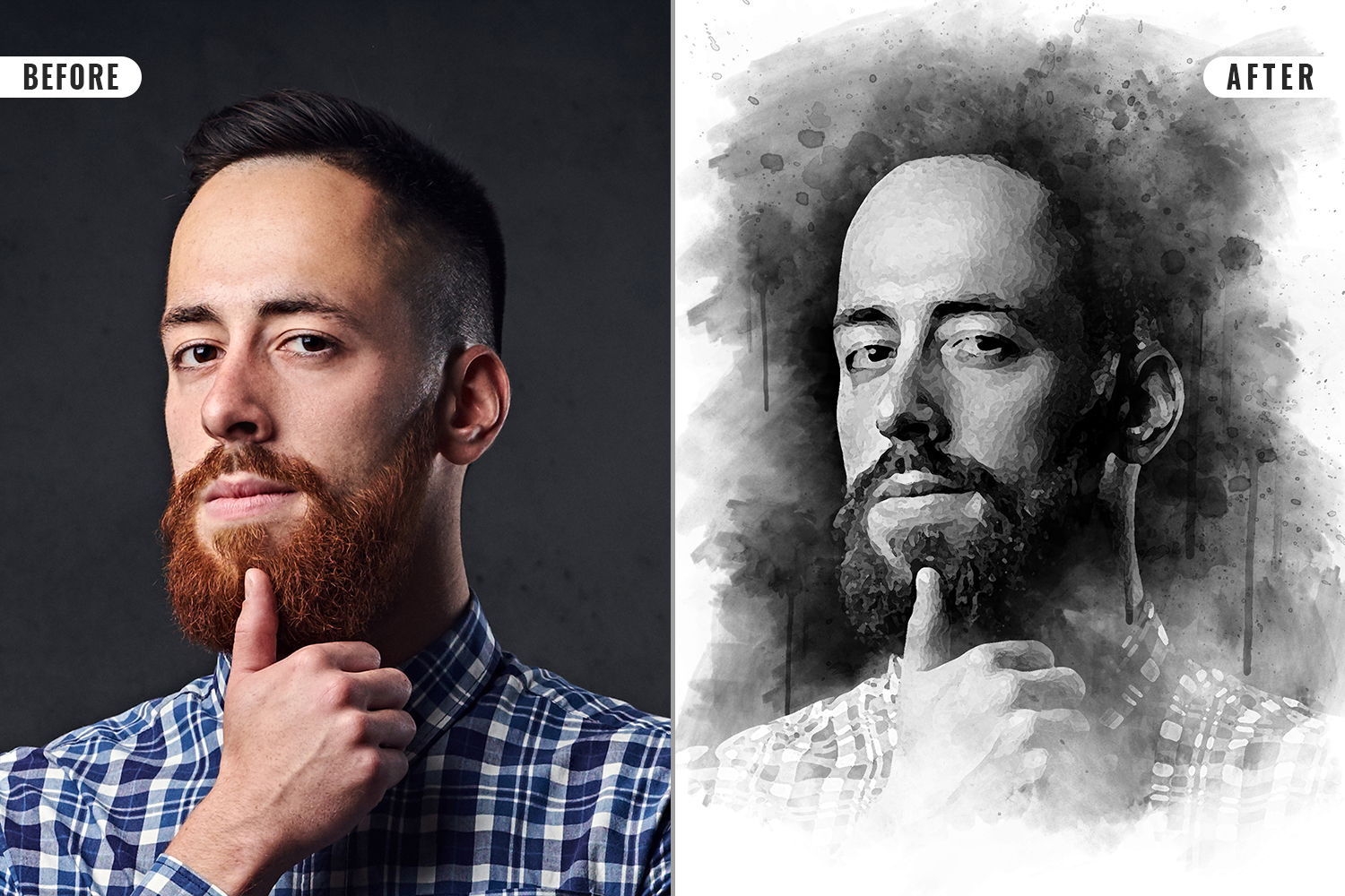 Ink Splatter Photo Effect, Add-ons | GraphicRiver