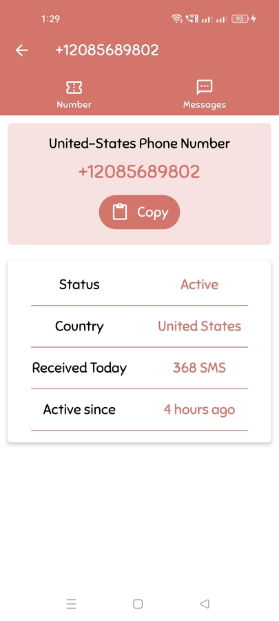 Temp Number - Temporary Phone Numbers App with AdMob Ads by G-Devs