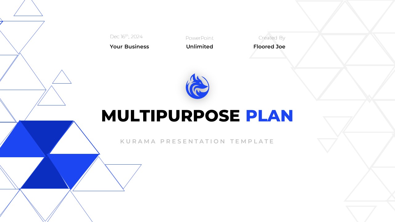 Multipurpose Powerpoint Presentation Template, Presentation Templates