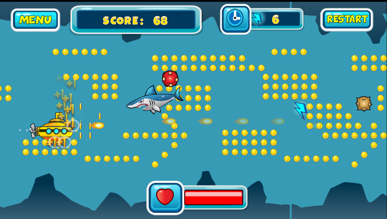 Submarine Adventure by PasGames | CodeCanyon