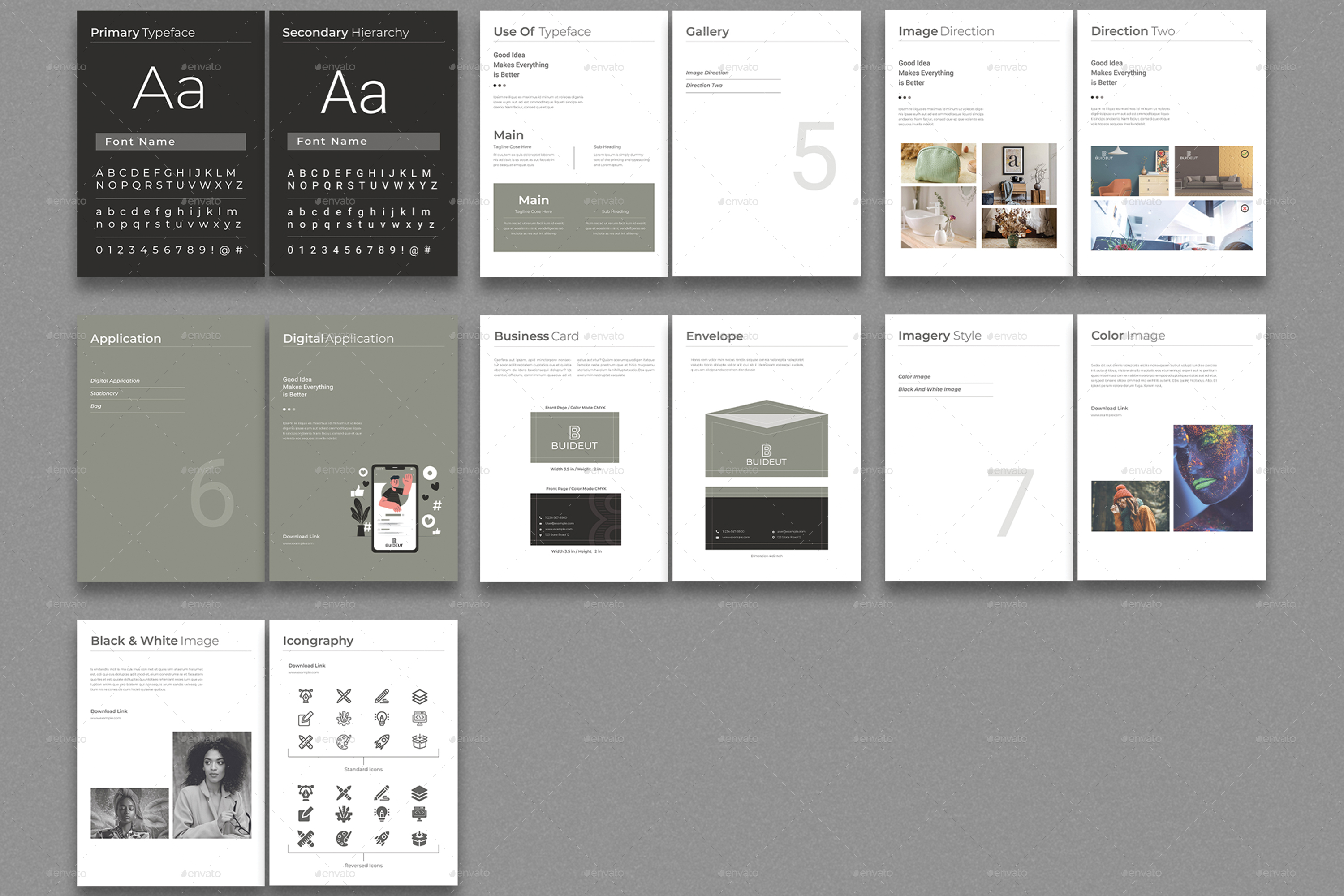 Brand Guideline Design Template, Print Templates | GraphicRiver