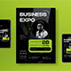Black Edgy Business Flyer Set, Print Templates | GraphicRiver