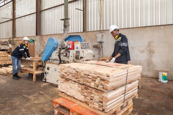 Woodworkers operate machines, tend lathes to cut, shape wood fixtures ...