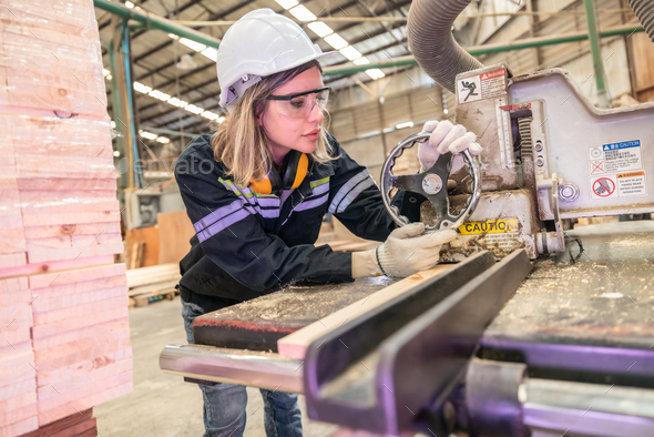 Woodworkers operate machines, tend lathes to cut, shape wood fixtures ...