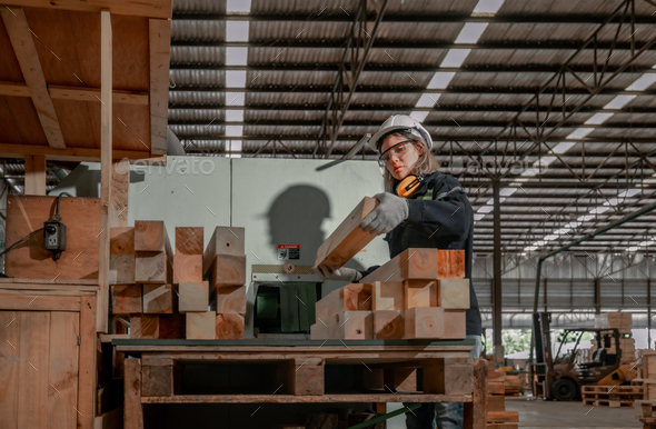 Woodworkers operate machines, tend lathes to cut, shape wood fixtures ...