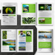 Green Newsletter Magazine Design, Print Templates | GraphicRiver