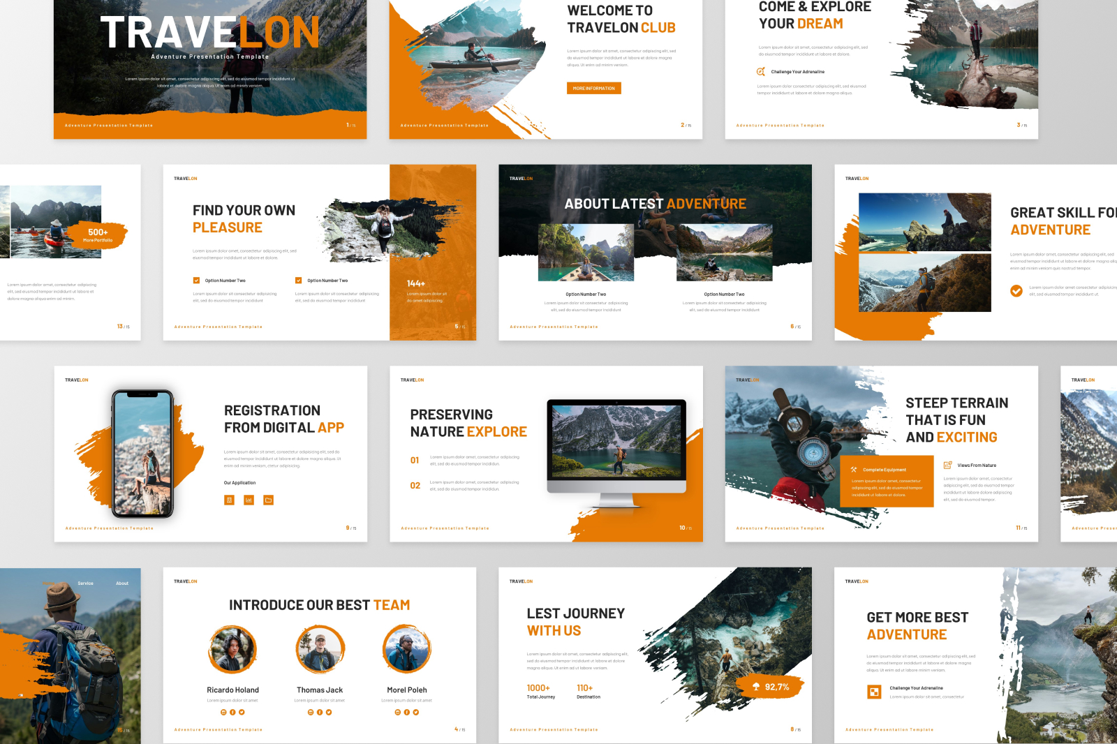 Travelon - Adventure PowerPoint Template, Presentation Templates ...