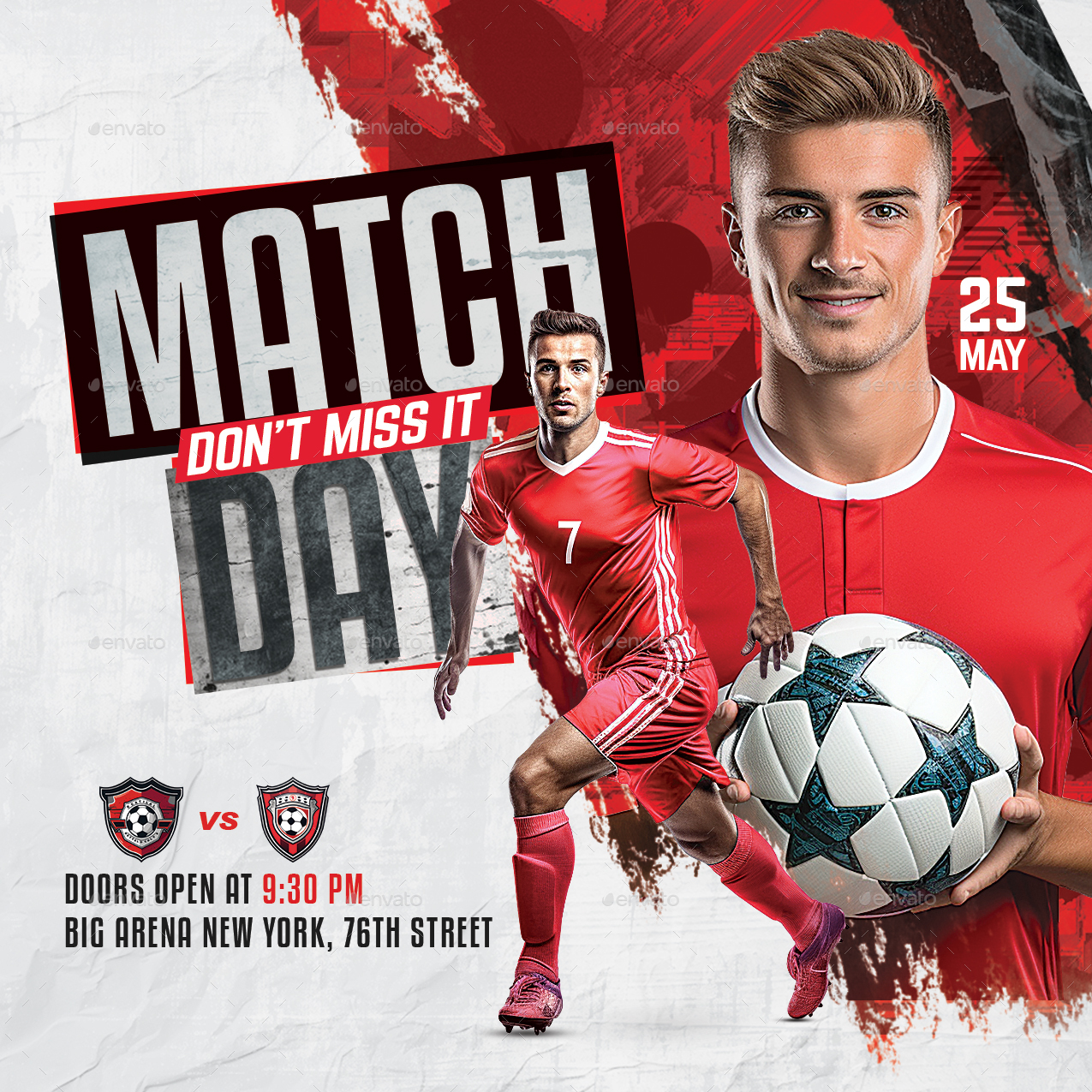 Football Soccer Flyer, Print Templates | GraphicRiver