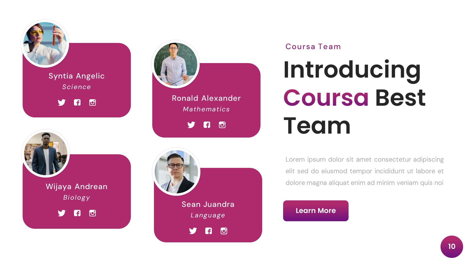 Coursa - Education Google Slides Template, Presentation Templates ...