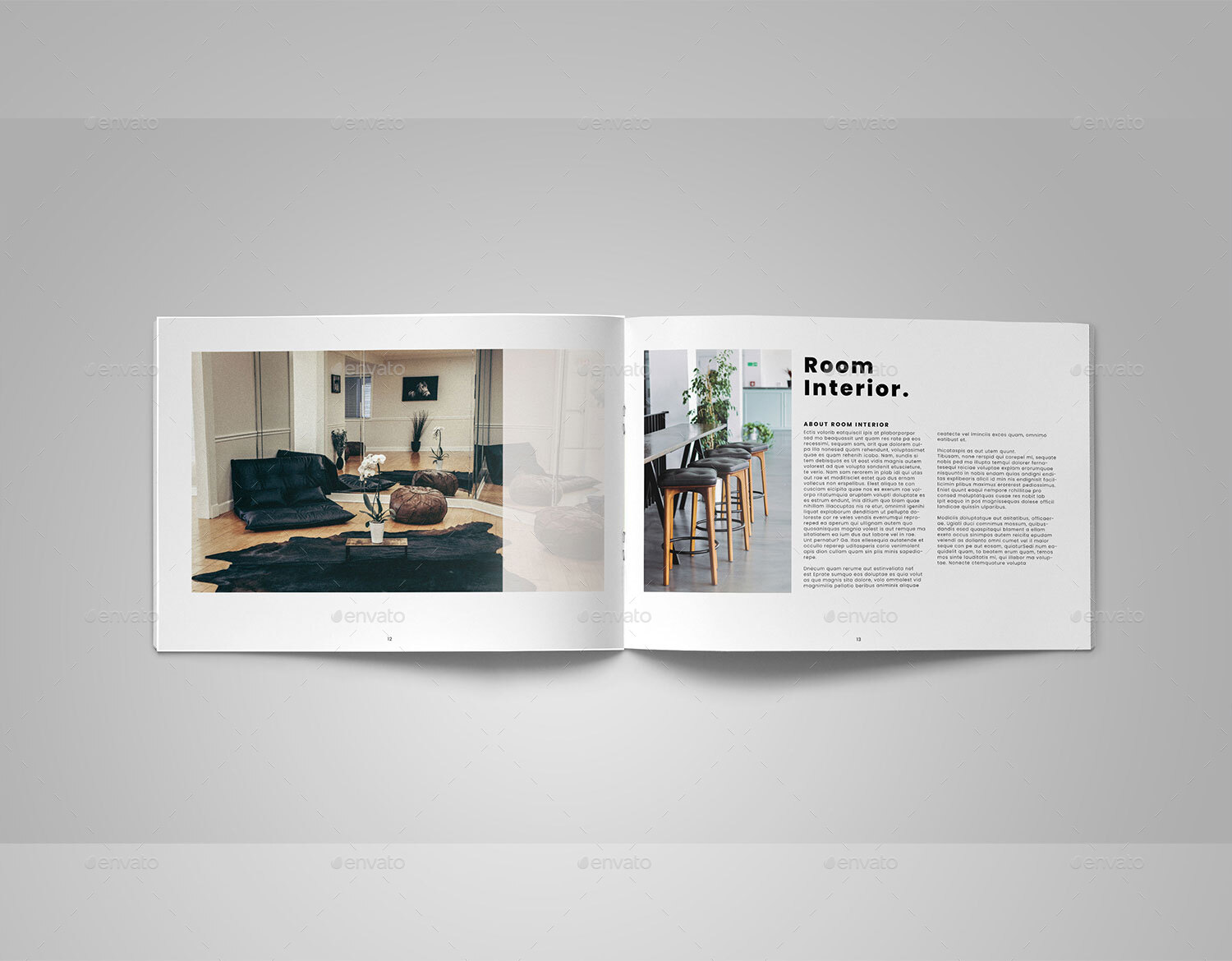 Interior Portfolio Template, Print Templates | GraphicRiver