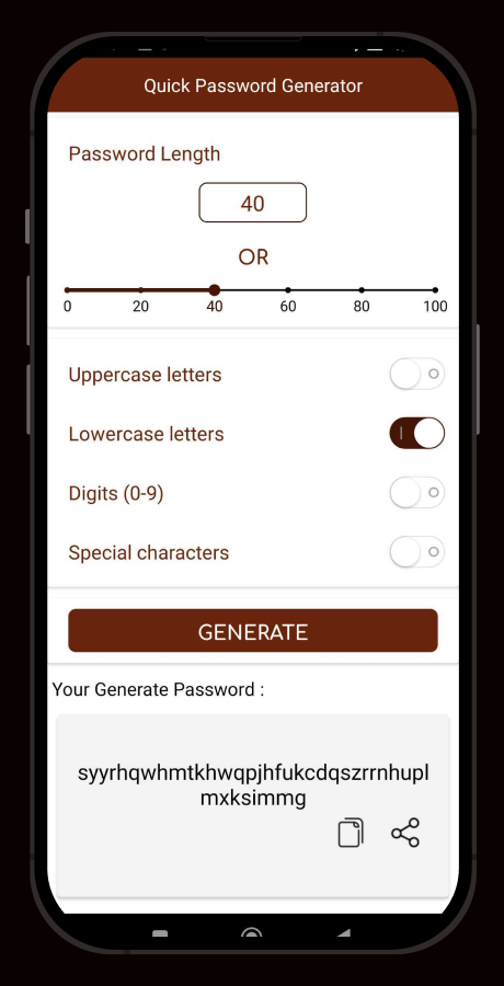 Quick Password Generator - Strong Password Generator - Offline Password ...