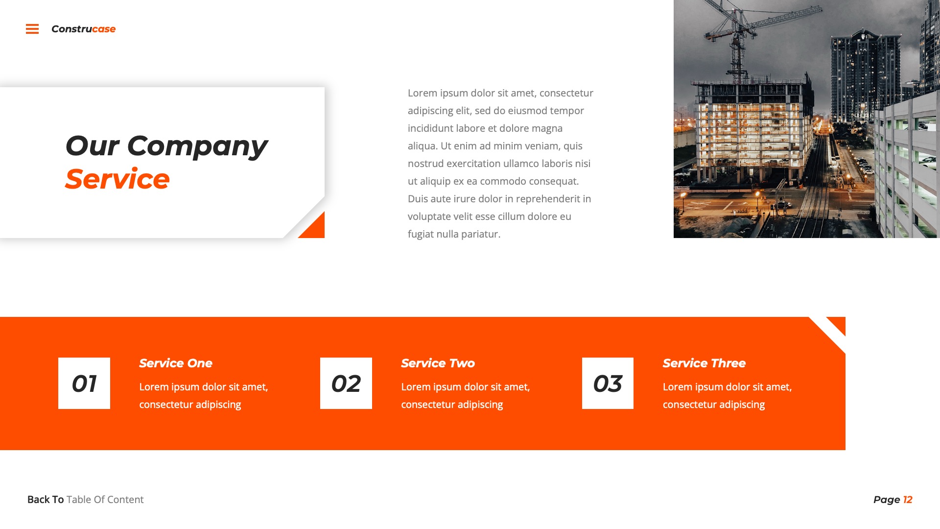 Construcase - Construction PowerPoint, Presentation Templates ...