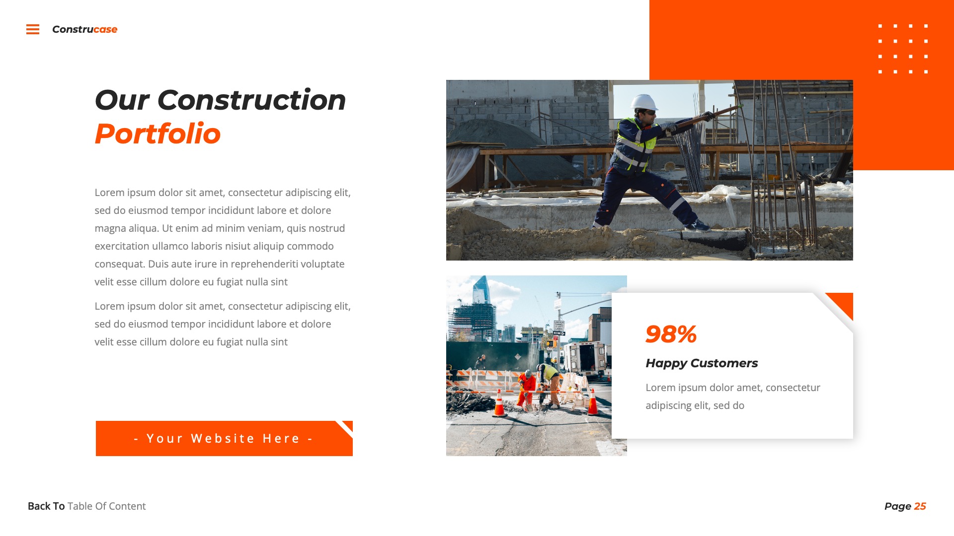 Construcase - Construction Google Slides, Presentation Templates ...