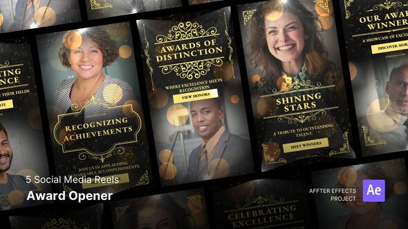 Social Media Reels - Award Opener After Effects Template, After Effects ...