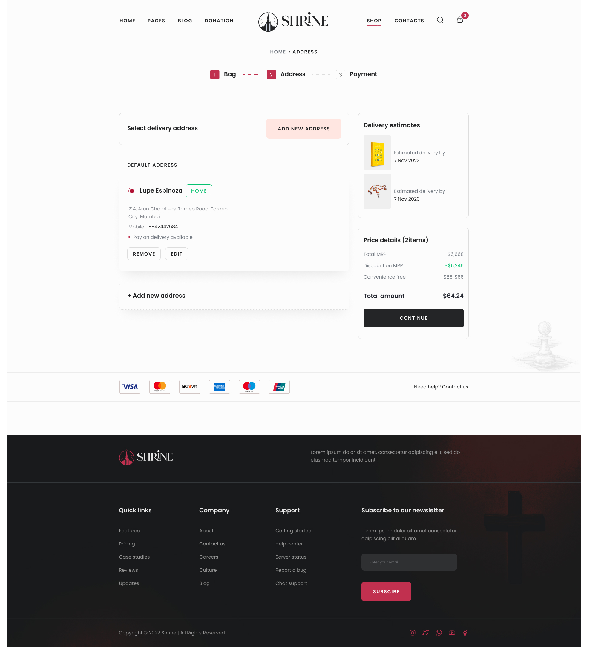 Shrine | Church Website Figma Template by WordPress-Studio | ThemeForest