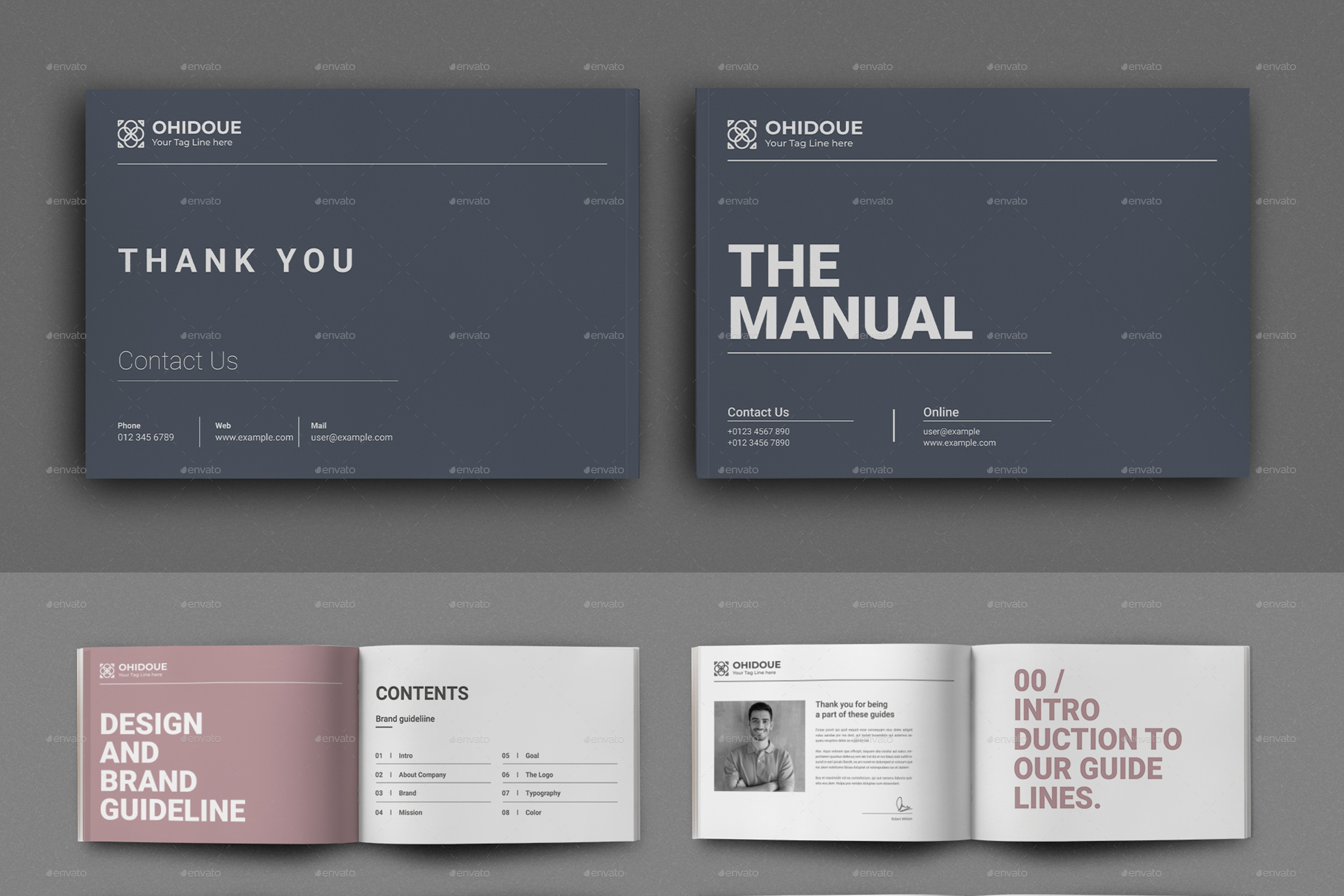 The Brand Manual Design Layout, Print Templates | GraphicRiver
