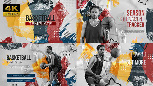 Basketball sports opener, Premiere Pro Templates | VideoHive