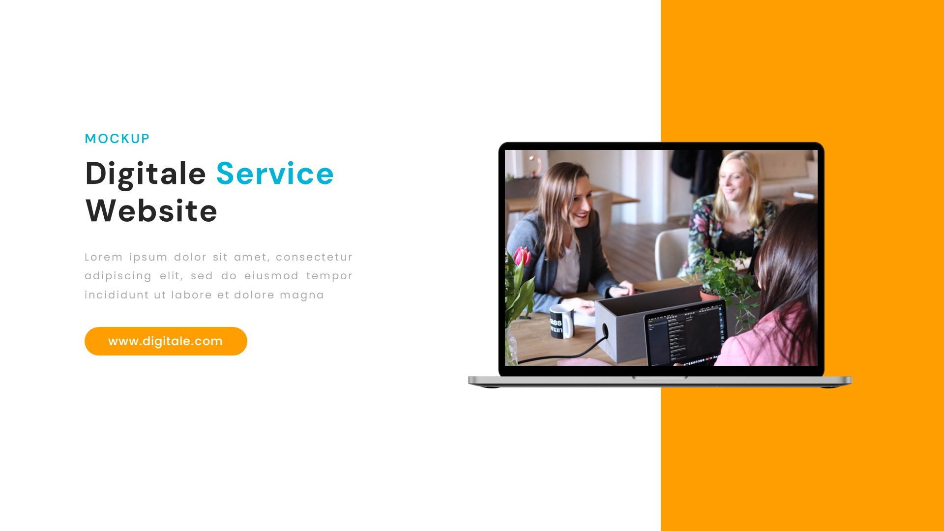 Digitale – Digital Agency PowerPoint Template, Presentation Templates