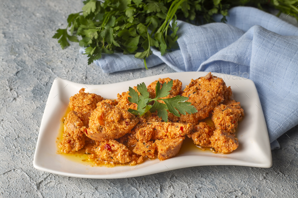 Turkish Spicy Surk Cheese Balls with Olive Oil from Hatay in Turkey ...