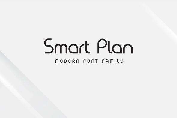 Smart Plan - Small Modern Font, Fonts | GraphicRiver