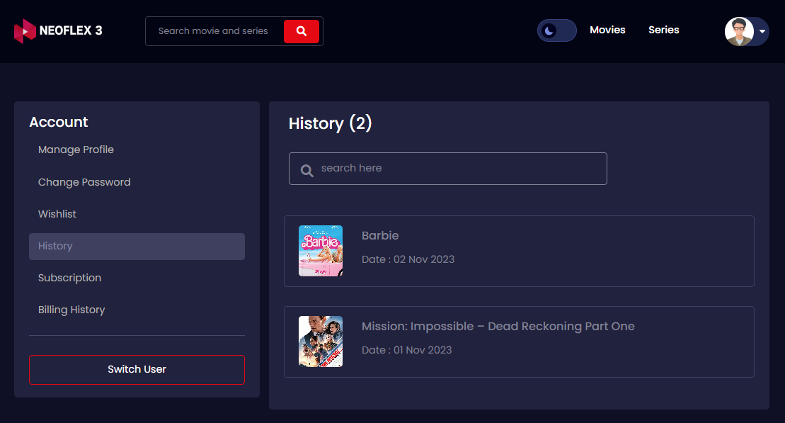 Neoflex 3 - Laravel Movie, Video, TV Series Streaming & Subscription Portal CMS by Creativeitem