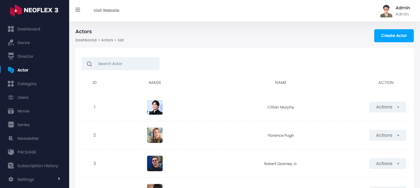 Neoflex 3 - Laravel Movie, Video, TV Series Streaming & Subscription Portal CMS by Creativeitem