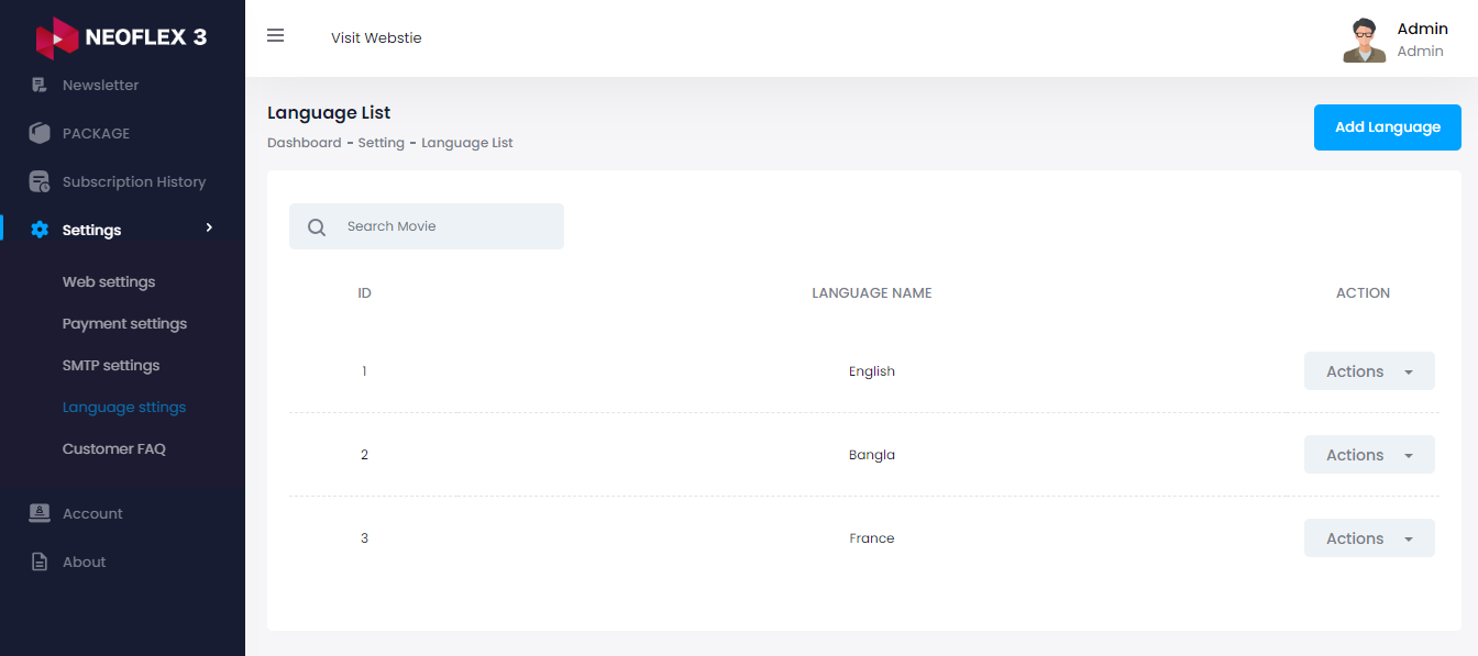 Neoflex 3 - Laravel Movie, Video, TV Series Streaming & Subscription Portal CMS by Creativeitem