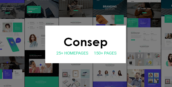 Consep - Responsive Multi-Purpose HTML5 Template by codelayers | ThemeForest