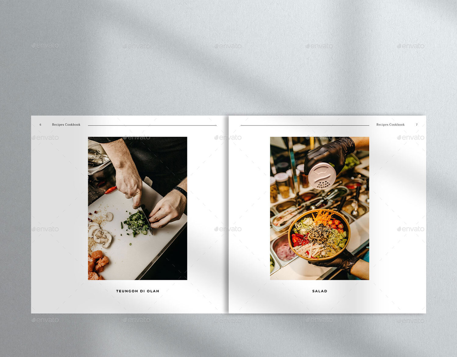 Recipe Cookbook Template, Print Templates | GraphicRiver