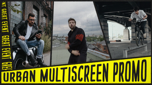 Urban Multiscreen Promo, After Effects Project Files | VideoHive