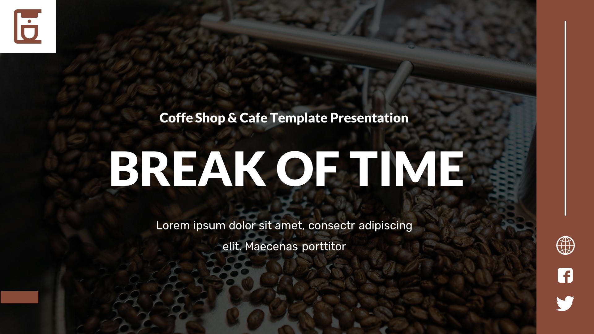 Ngopiyay - Coffee Shop & Cafe Powerpoint Template, Presentation Templates