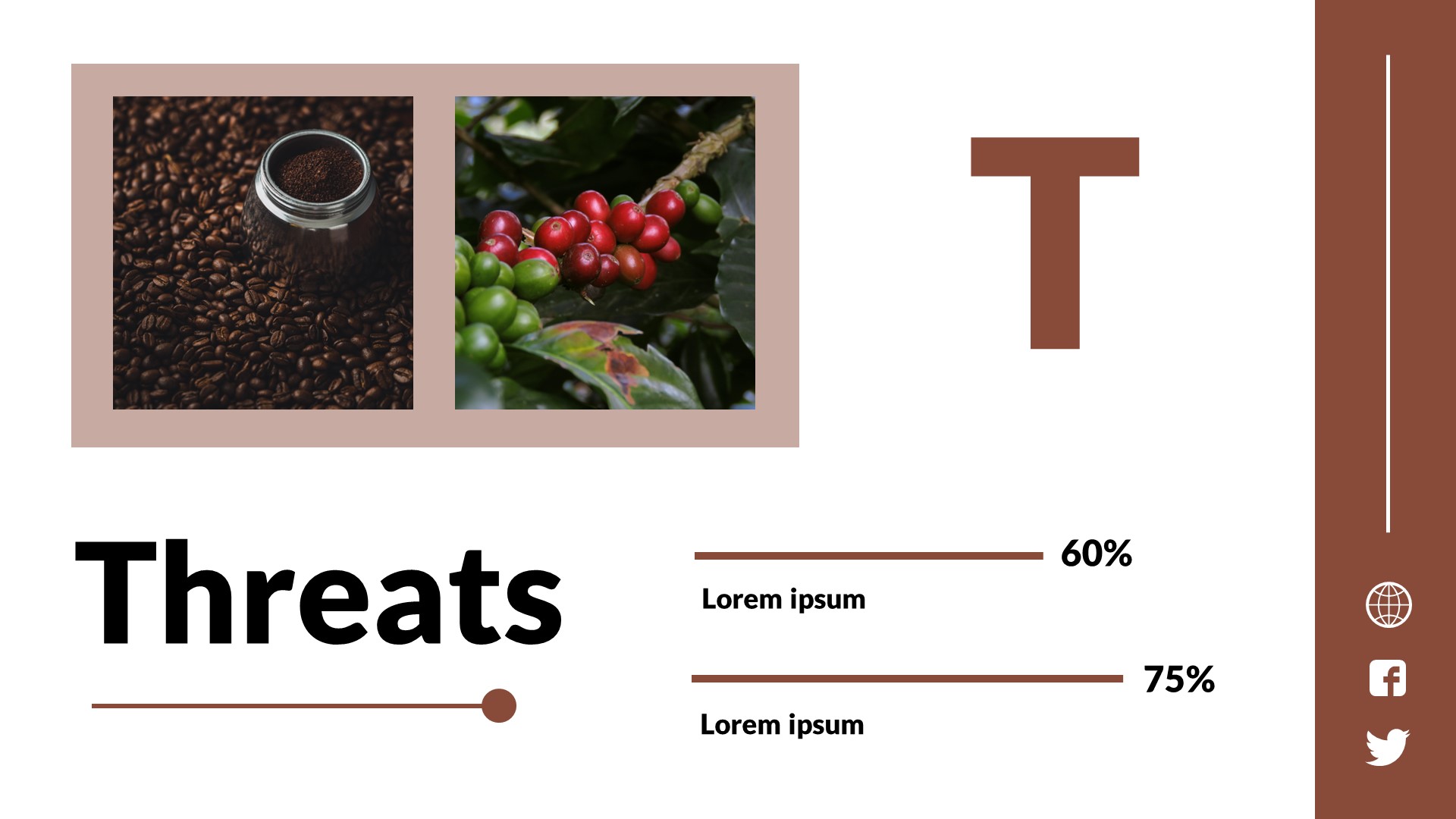 Ngopiyay - Coffee Shop & Cafe Powerpoint Template, Presentation Templates