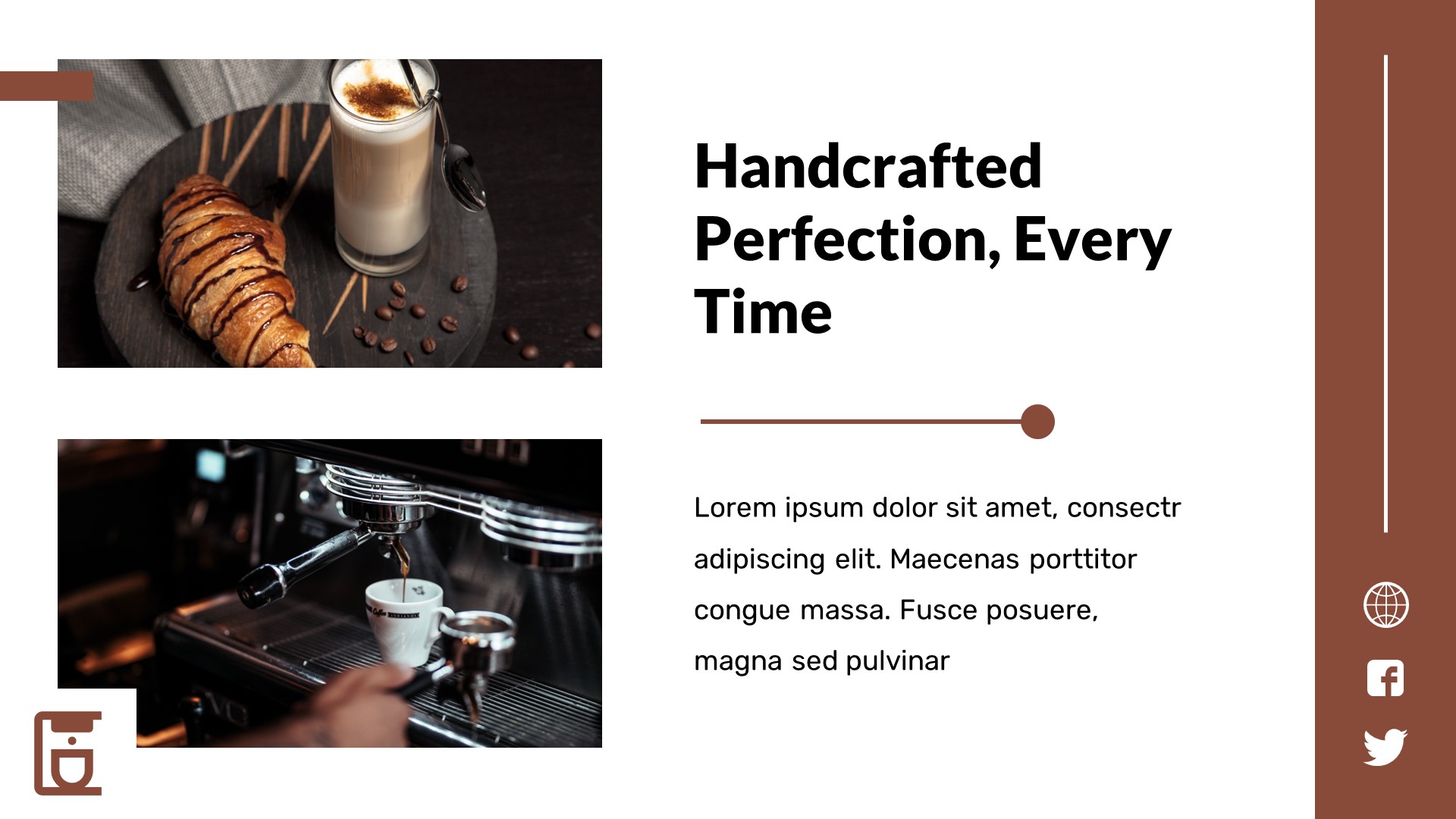 Ngopiyay - Coffee Shop & Cafe Powerpoint Template, Presentation Templates