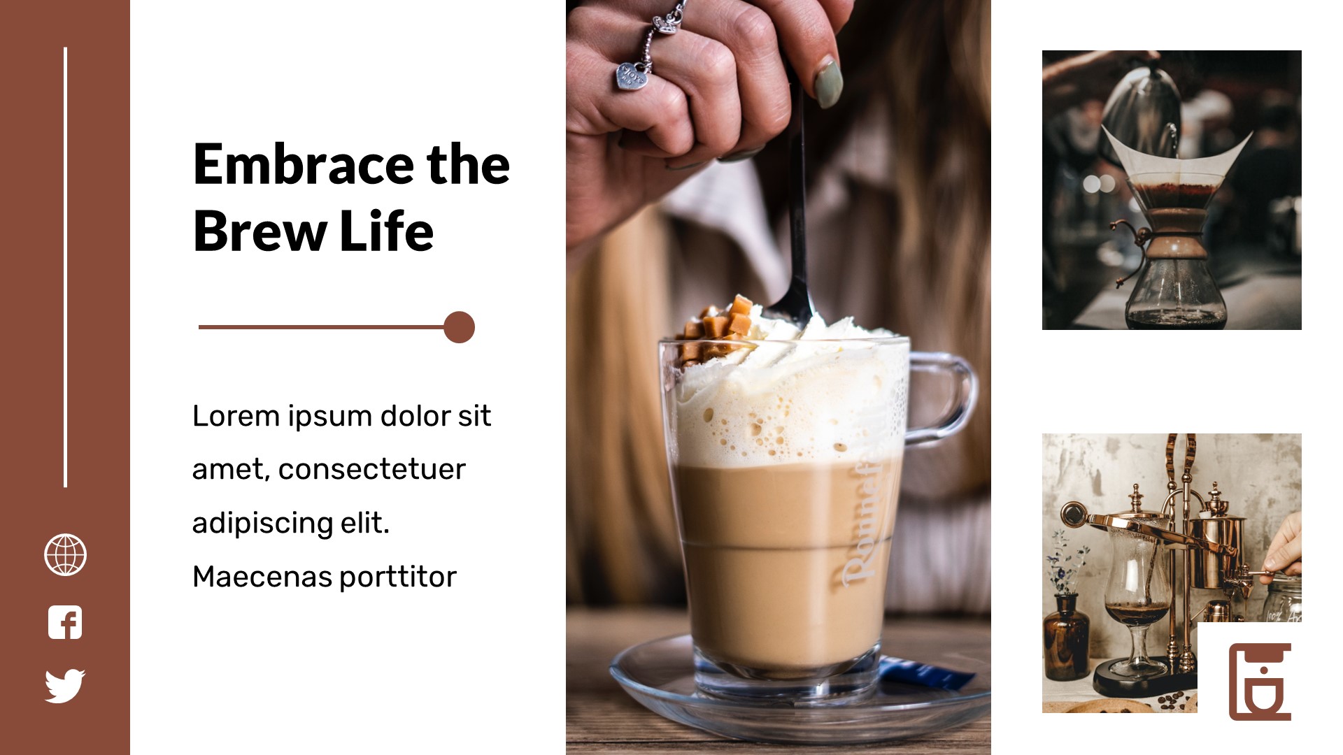 Ngopiyay - Coffee Shop & Cafe Google Slides Template, Presentation ...