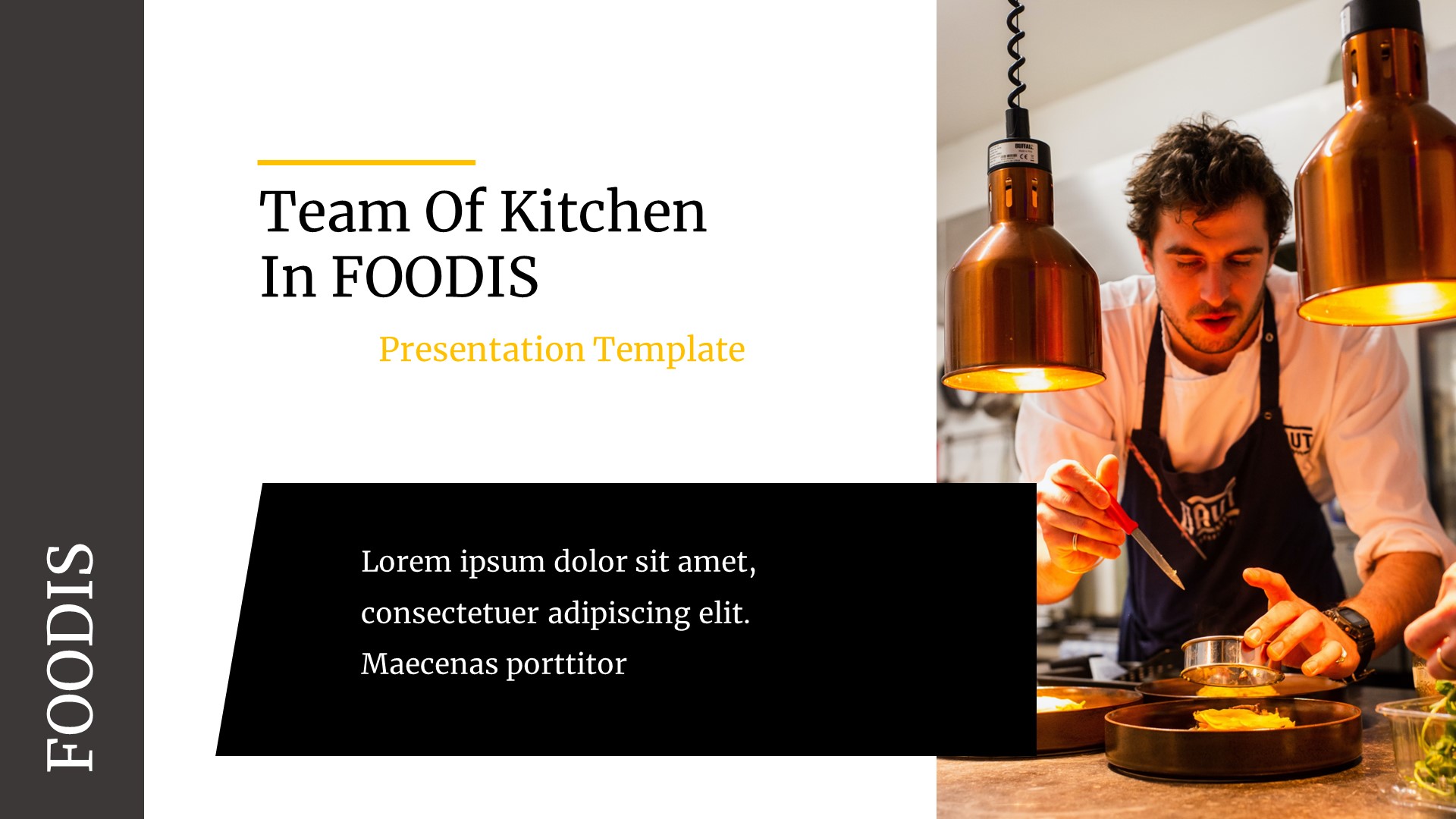 Foodis - Food & Restaurant Powerpoint Template, Presentation Templates