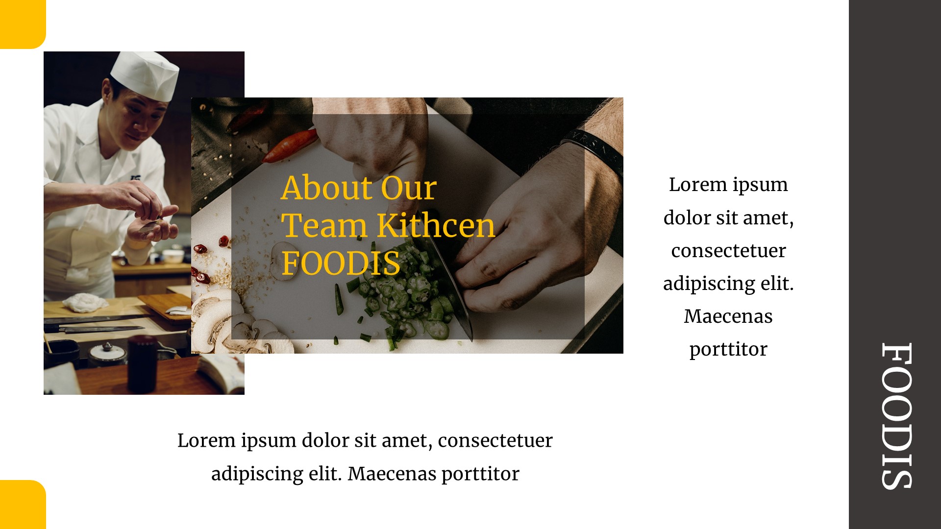 Foodis - Food & Restaurant Powerpoint Template, Presentation Templates