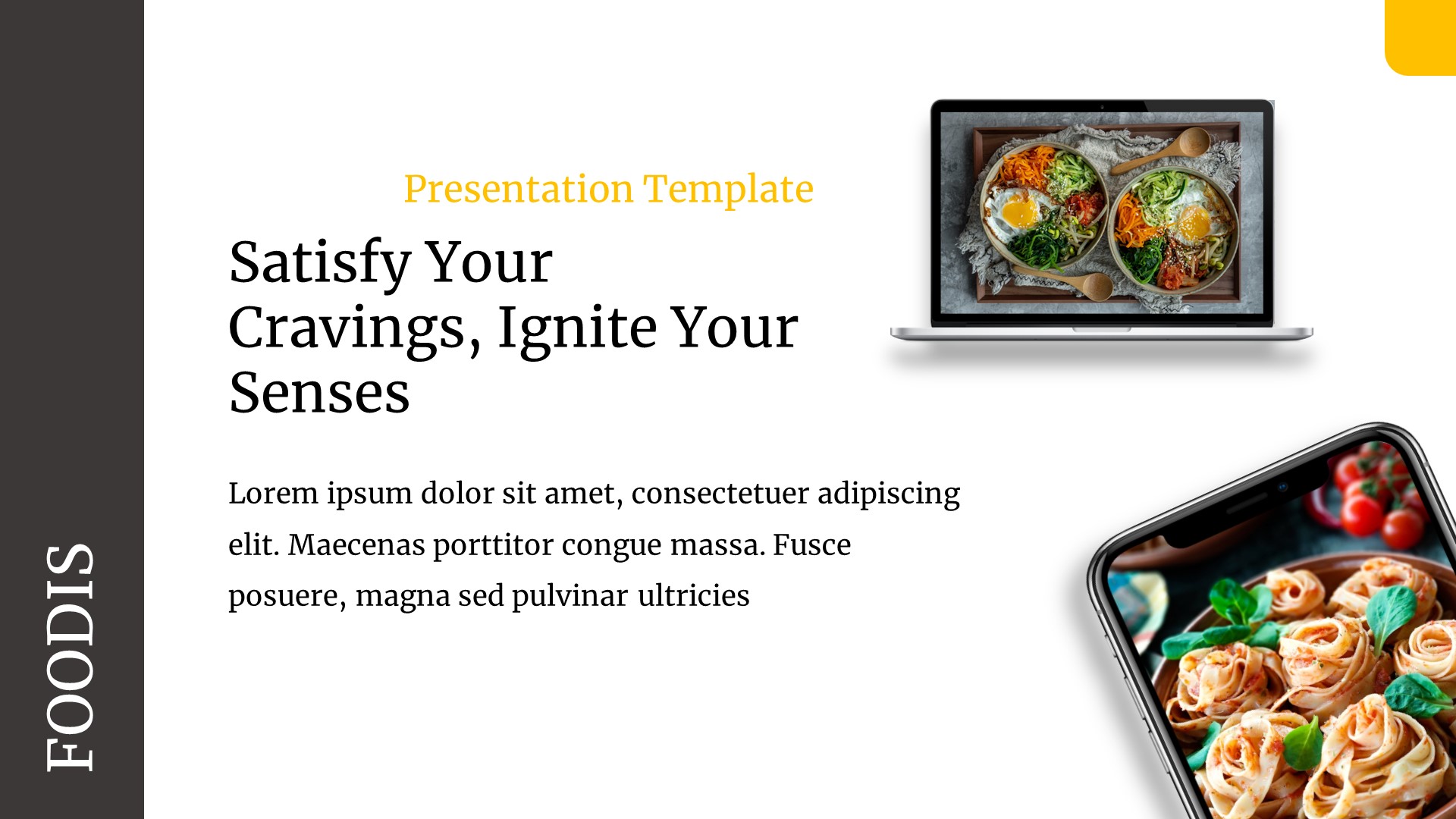 Foodis - Food & Restaurant Powerpoint Template, Presentation Templates