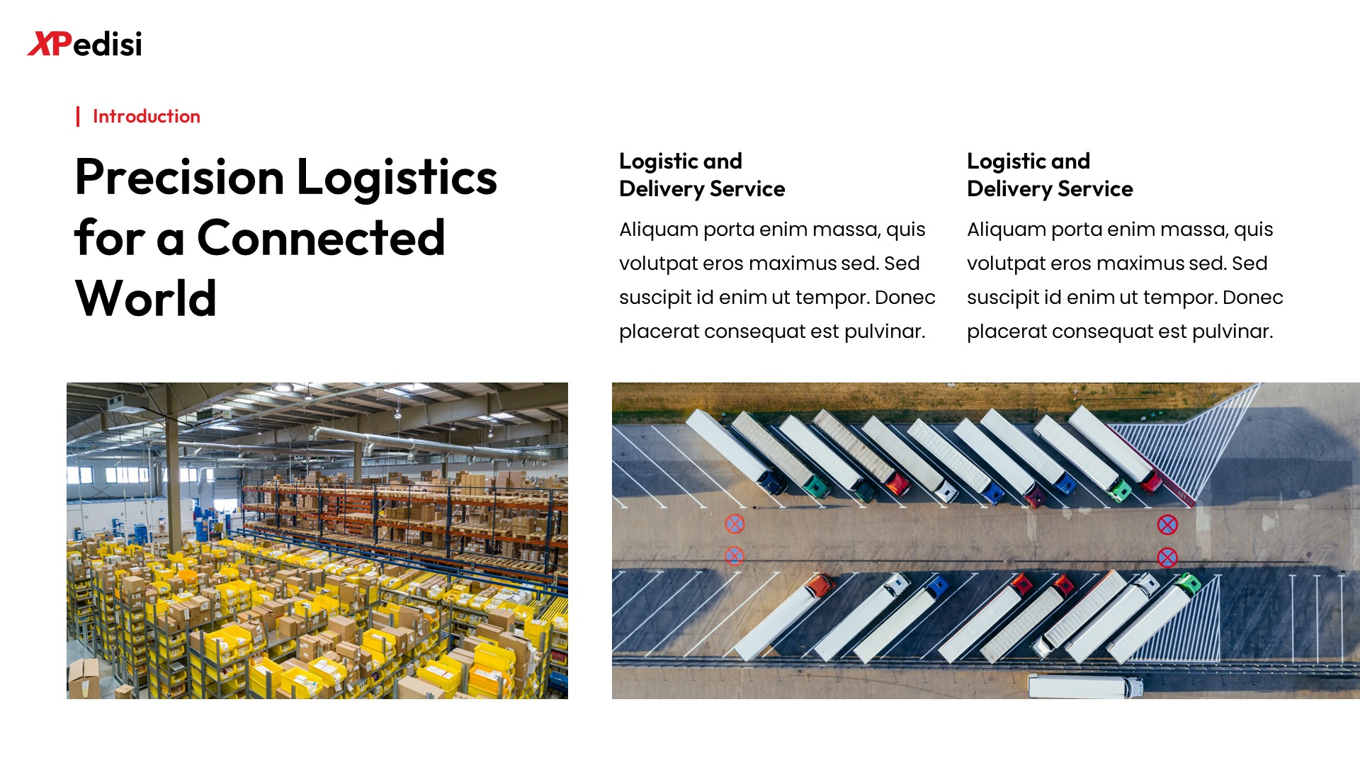 Xpedisi - Logistics & Delivery Services Google Slides Template ...