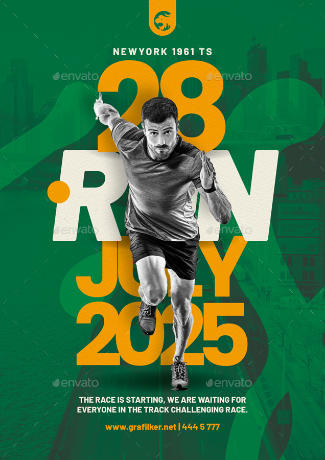 Sprint Runner Flyer Bundle Templates, Print Templates | GraphicRiver