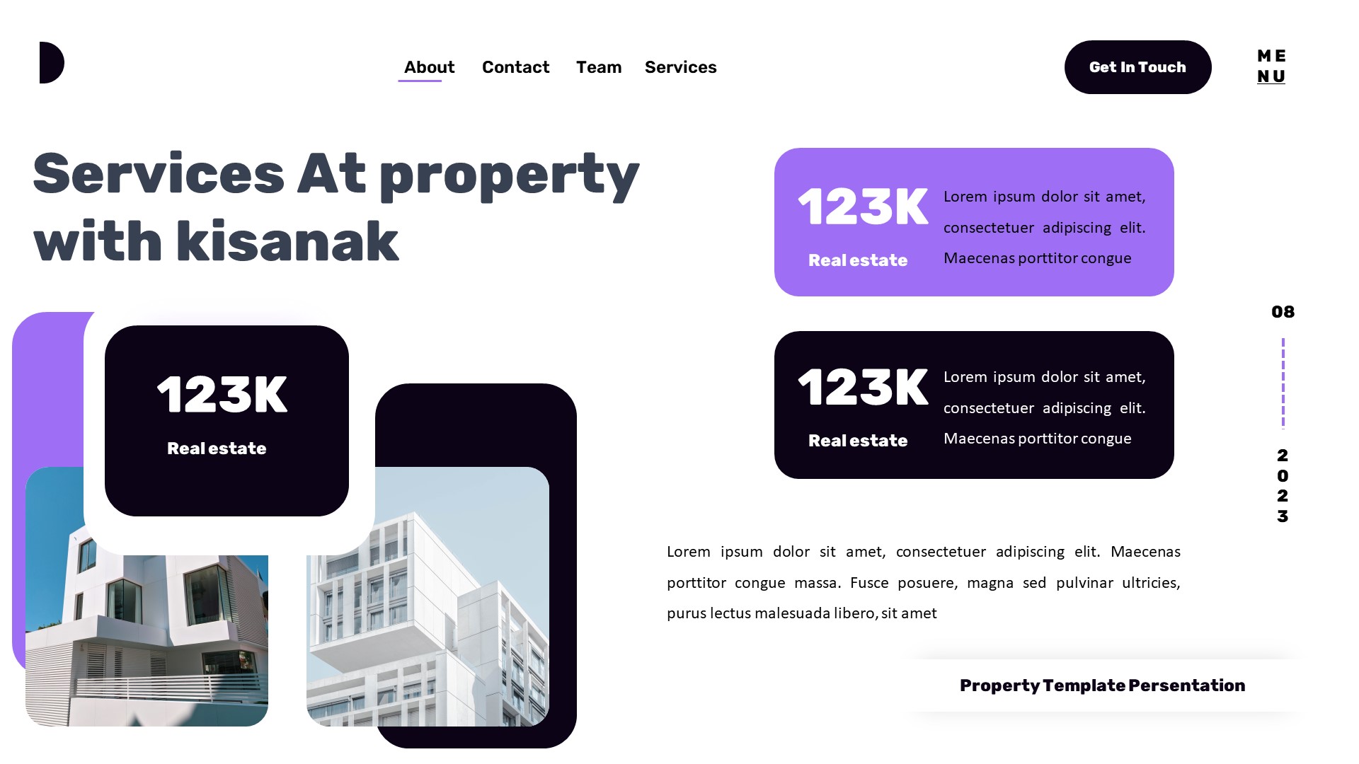 Kisanak - Single Property & Apartment Powerpoint Template, Presentation ...