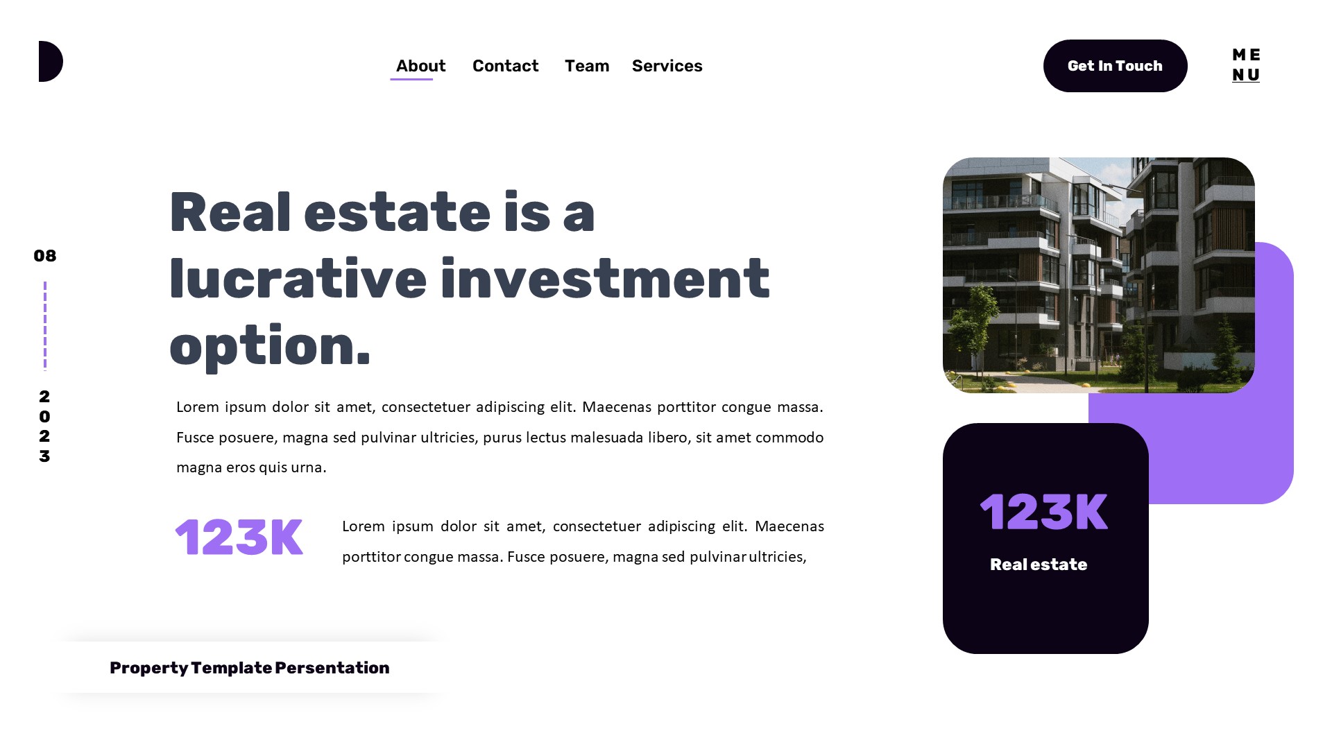 Kisanak - Single Property & Apartment Powerpoint Template, Presentation ...