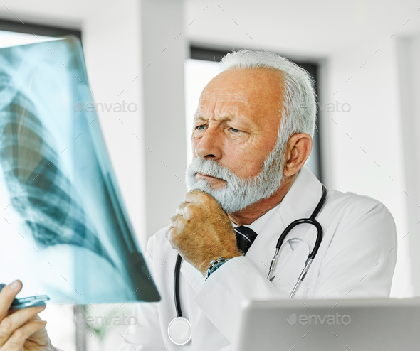 doctor hospital female man senior elderly active medical x-ray x ray ...