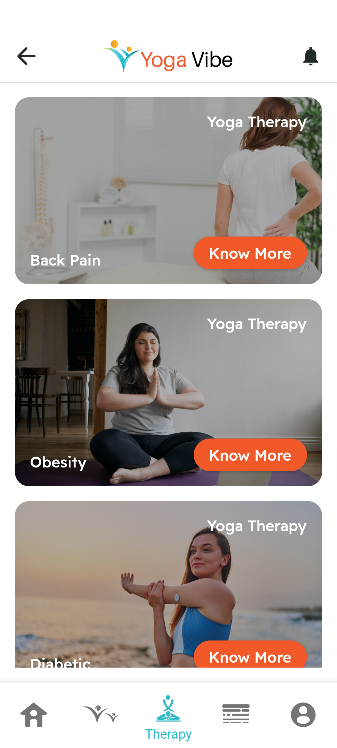 Yoga Vibe: UI Kit for Yoga Classes and Therapy Flutter Template by beepixl